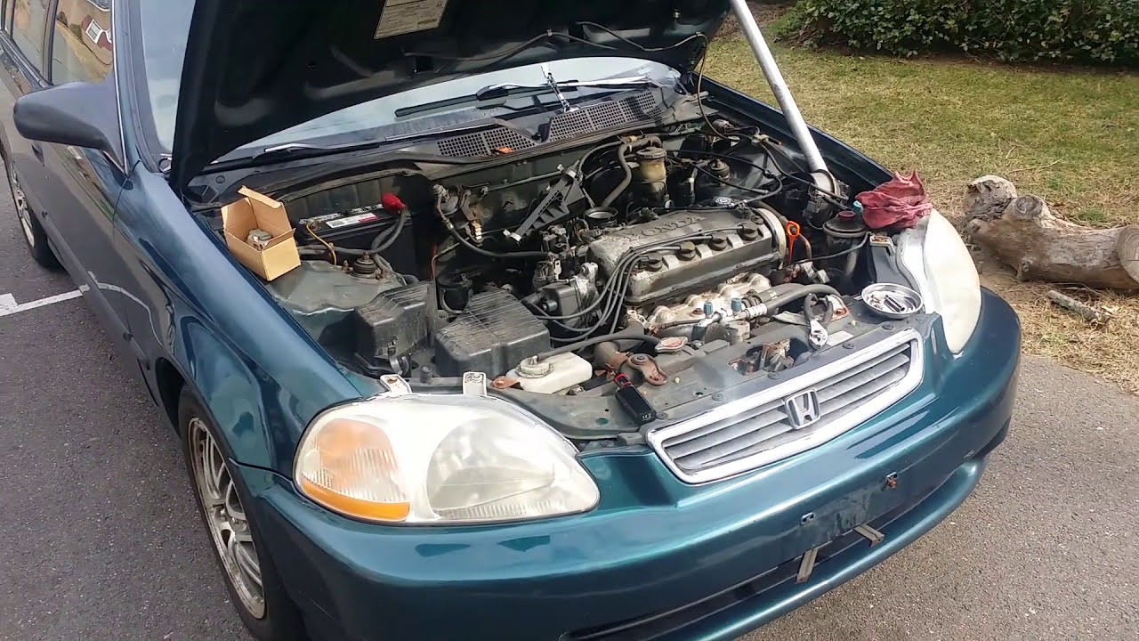 96 civic ej8 sedan build part 5 - YouTube