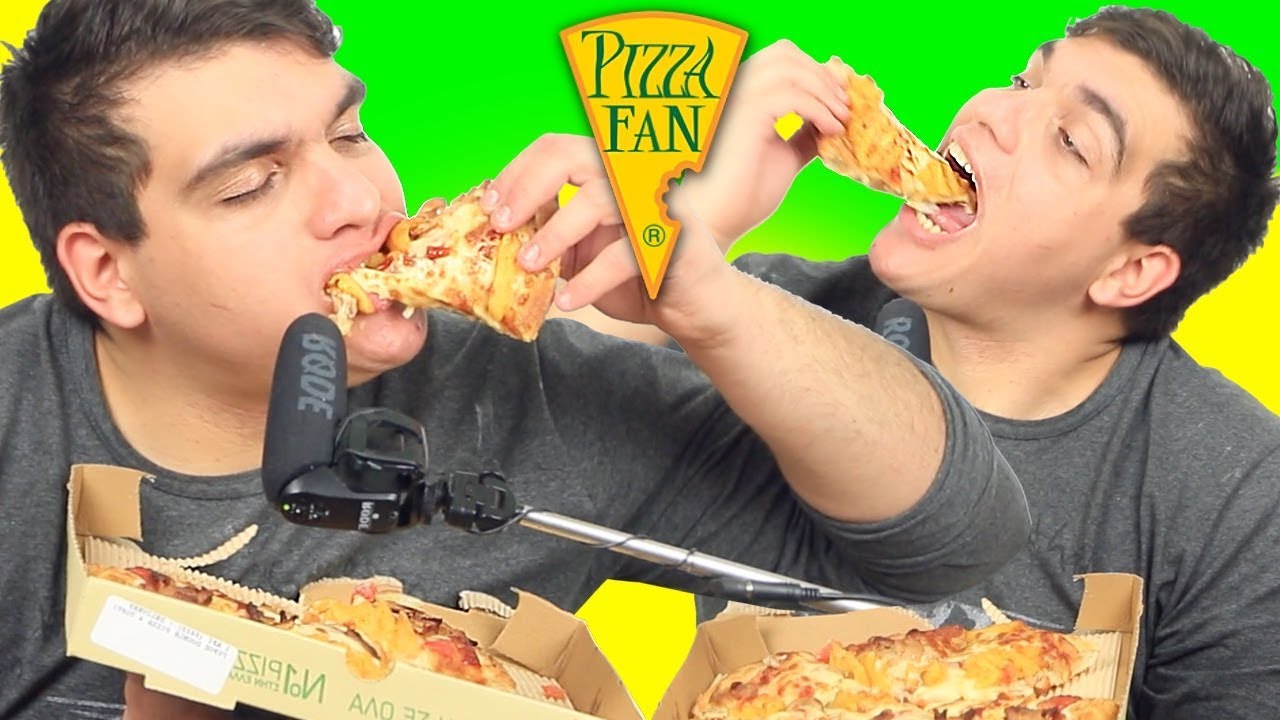 PIZZA FAN ΠΙΤΣΑ ΜΕ ΓΥΡΟ 😮😮 | ΣΟΥΒΛΑΚΟΣ ASMR - YouTube