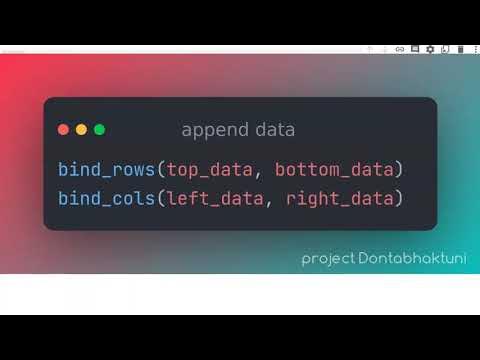 5.3 bind_rows and bind_cols - YouTube