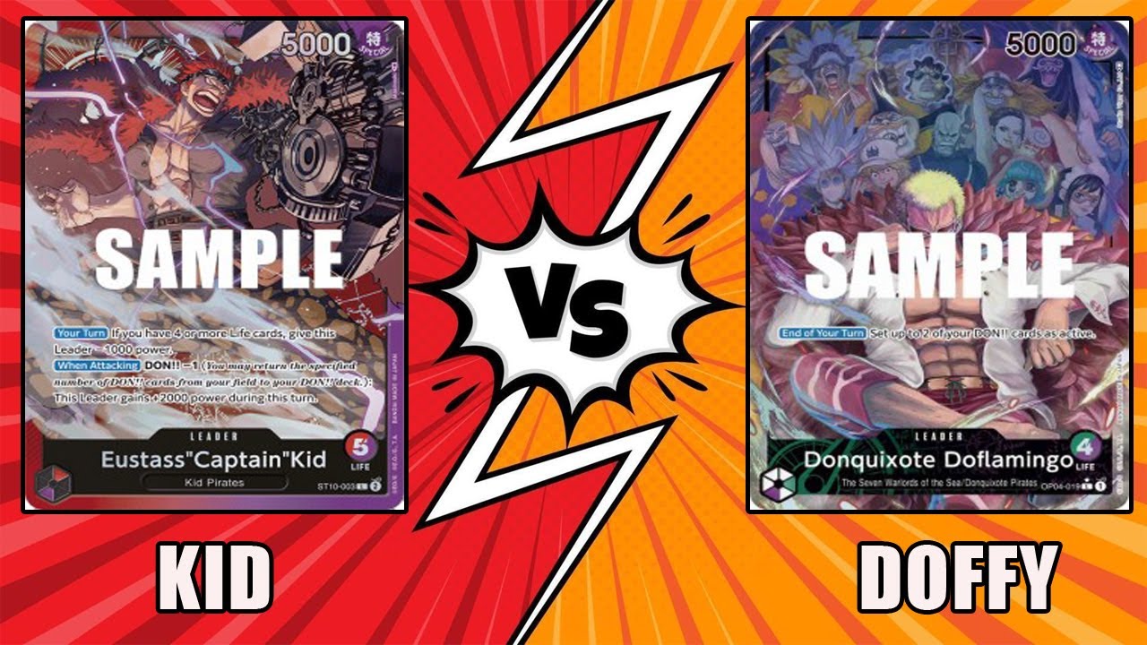 R/P Kid Vs G/P Doffy | One Piece Tcg | 21/11/2023 | Tuesday Tournament ...