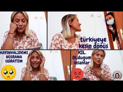 KAYINVALIDEMİ HÜSRANA UĞRATTIM 🥺TÜRKİYEYE TEMELLİ DÖNÜS 🇹🇷 BU İNSANLARA KIL OLUYORUM