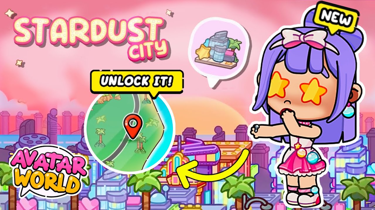A WHOLE NEW CITY?!🤩 STARDUST MAP UPDATE IN AVATAR WORLD! / LIFE HACKS ...