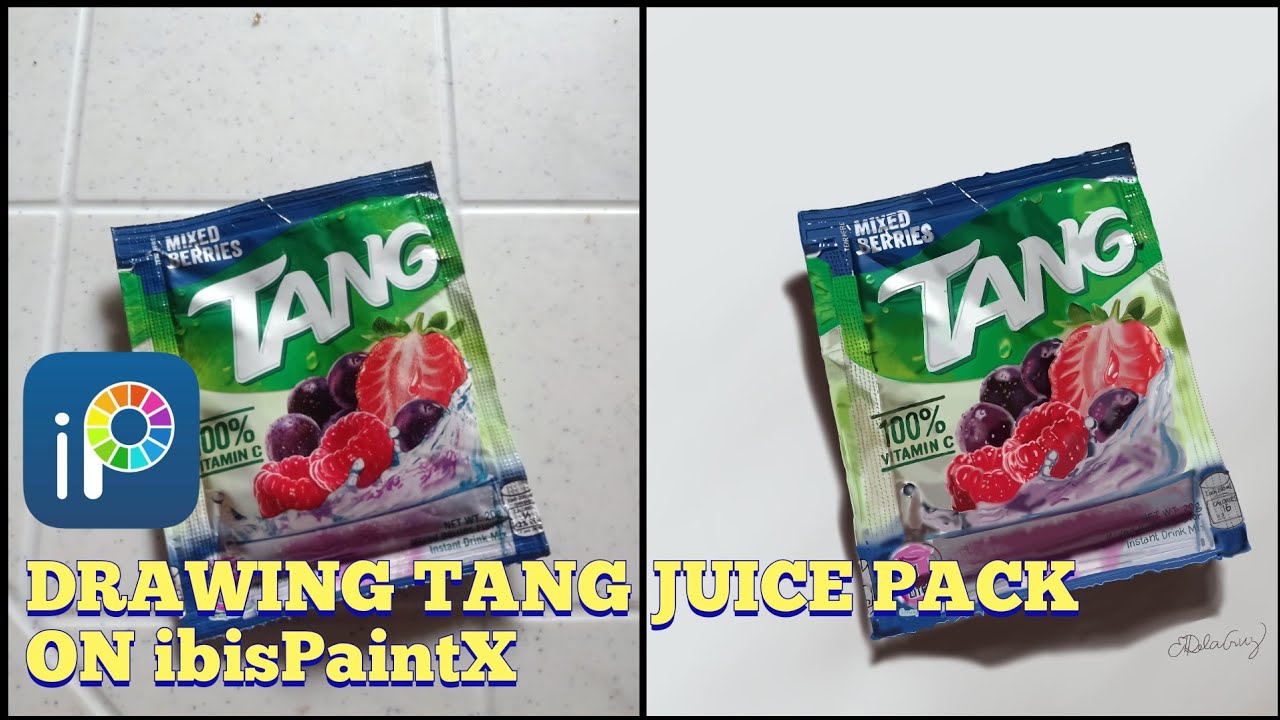 DRAWING TANG JUICE PACK on ibisPaintX - YouTube
