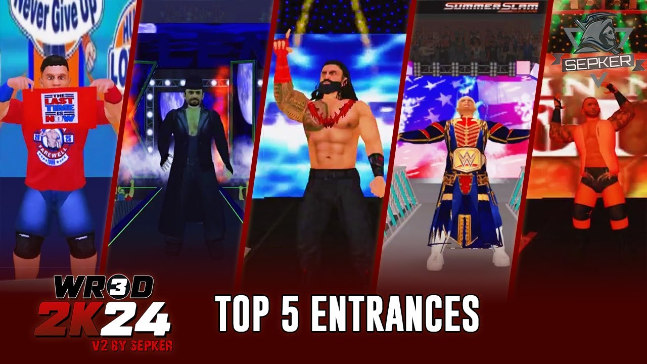 WR3D 2K24 V2: TOP 5 BEST ENTRANCES - YouTube
