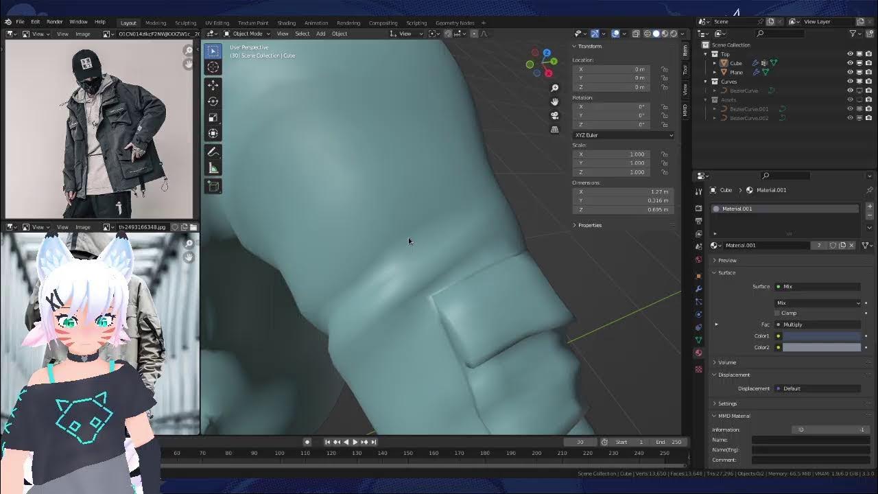 [VTuber] GameDev, 3D modeling, Blender - YouTube