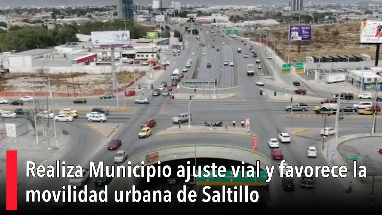 Realiza Municipio ajuste vial y favorece la movilidad urbana de ...