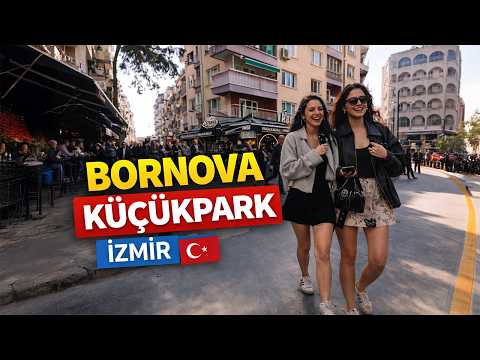 Walking in Bornova Küçükpark İzmir | Student Streets, Food Spots & Daily Life in Turkey 4K