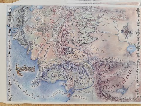Middle Earth Map High Resolution
