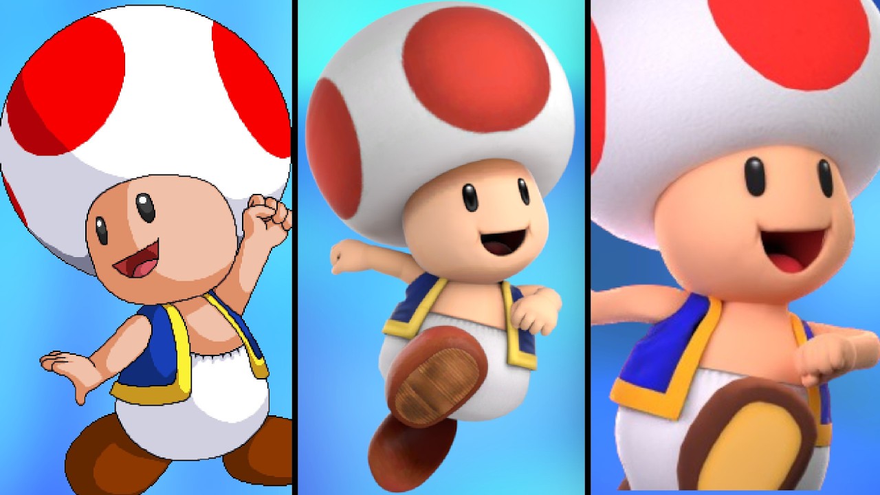 Toad in different Smash Bros. Mods/Fan-Games. | Moveset - YouTube