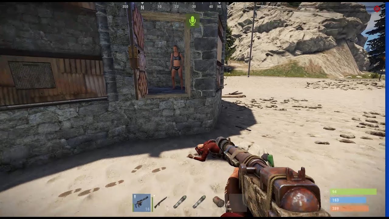 RUST - DOOR CAMPING THE RIGHT WAY ! #shorts - YouTube