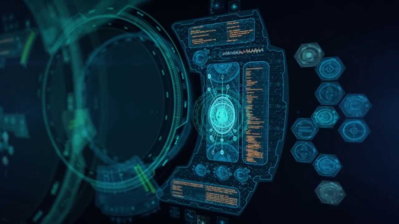 Cyber Intelligent Hi Tech Logo Reveal - YouTube