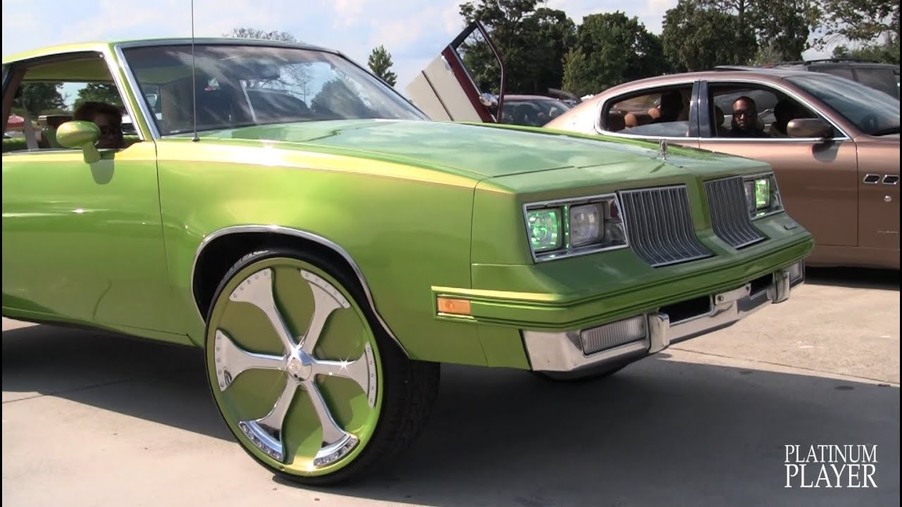OLDS CUTLASS on 24 INCH DAVIN ONYX- DETROIT - YouTube