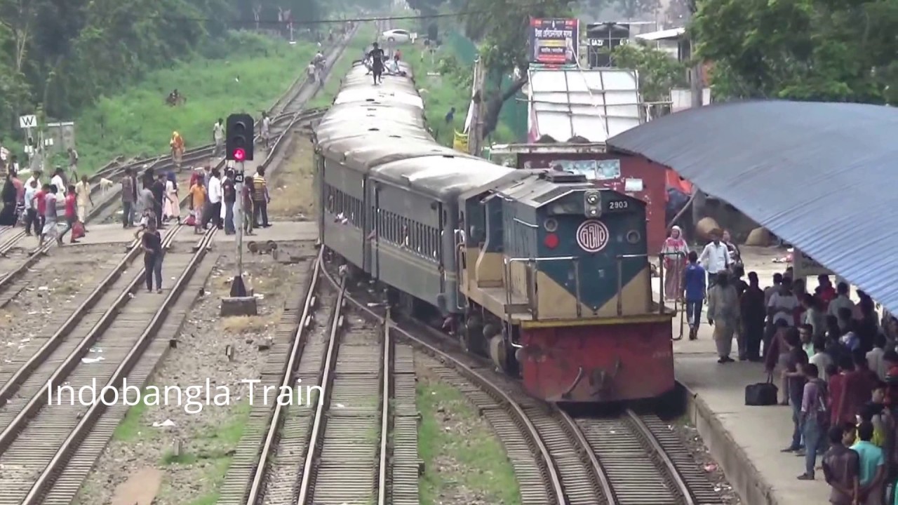 Mahanagor Godhuli Dhaka to Brahmanbaria Train of Bangladesh. - YouTube