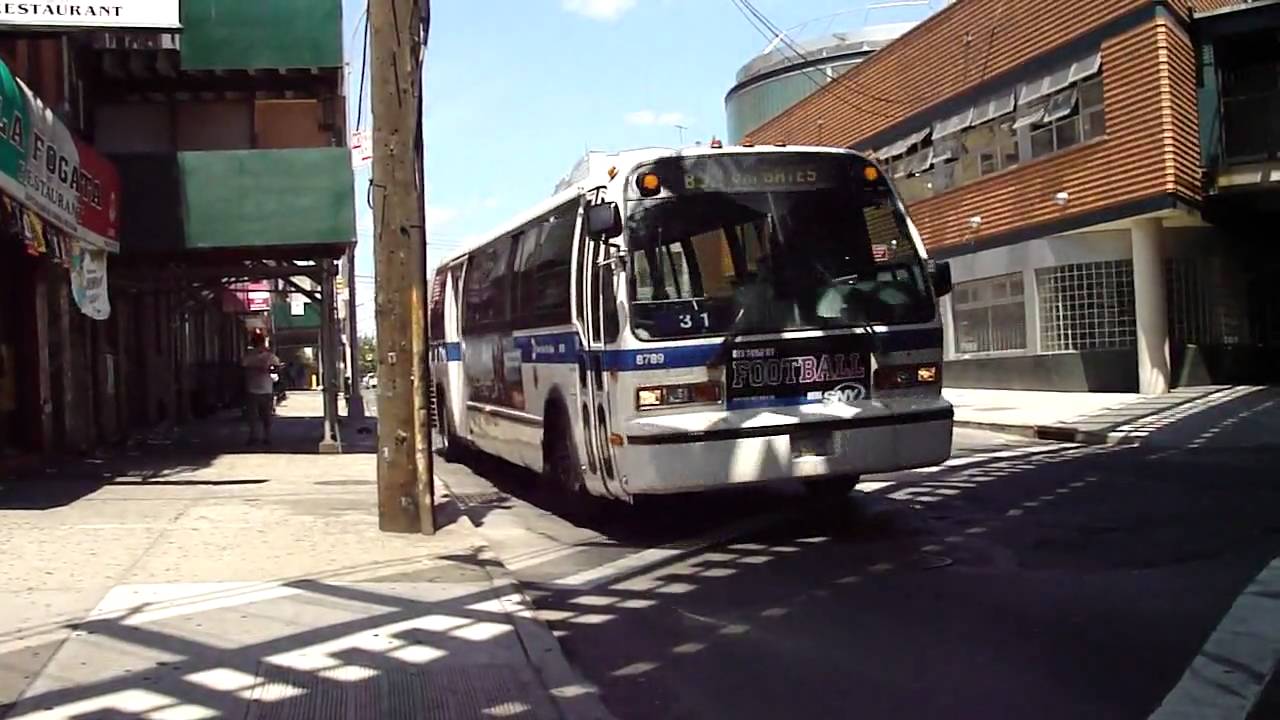 MTA NYC Bus: 1994 Nova-RTS B52 Bus #8789 on Gates Ave - YouTube