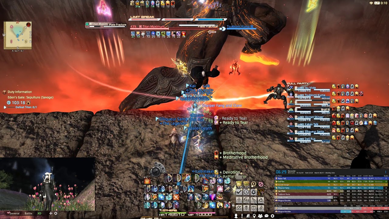 [FF14] Eden's Gate:Sepulture E4S GNB PoV - YouTube