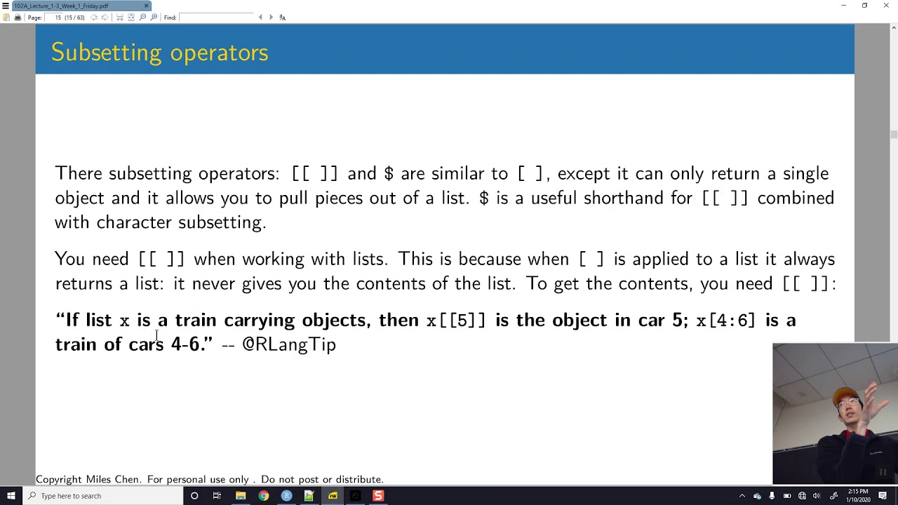 2020 01 10 Stats 102A Lect 1 - YouTube