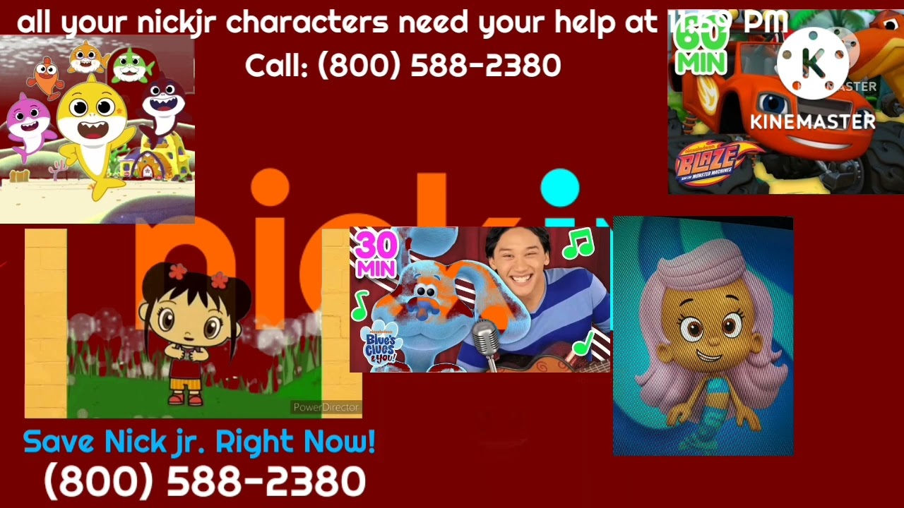 Nick Jr's final minutes on the air - 2/27/100 - YouTube