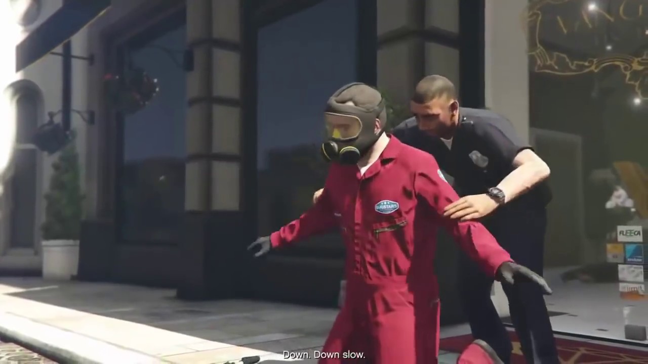 Grand Theft Auto V Alternate Ending Be Arrested At The Jewelry Heist ...