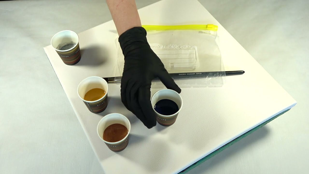 Beautiful Abstract Painting for Everyone— Easy Pendulum Pour Technique ...