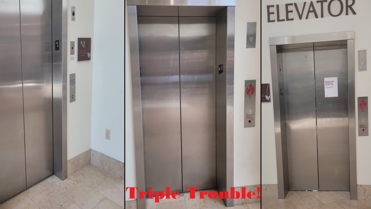 [EL] Triple Trouble Schindler HT VR 330A Hydraulic Elevators at ...