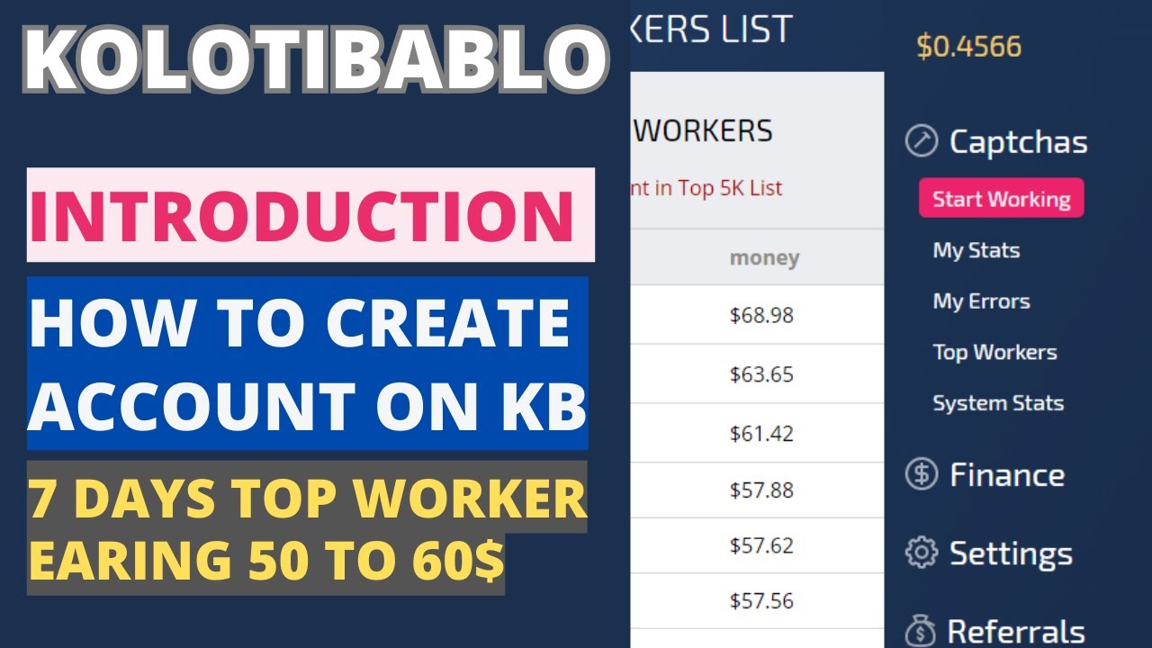 Introduction of Kolotibablo ll How to Create Account On KB ll 7 Day Top ...