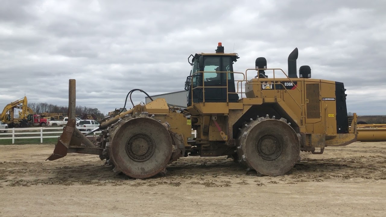 2015 Cat 836K, Waste Compactor, A02876 - YouTube