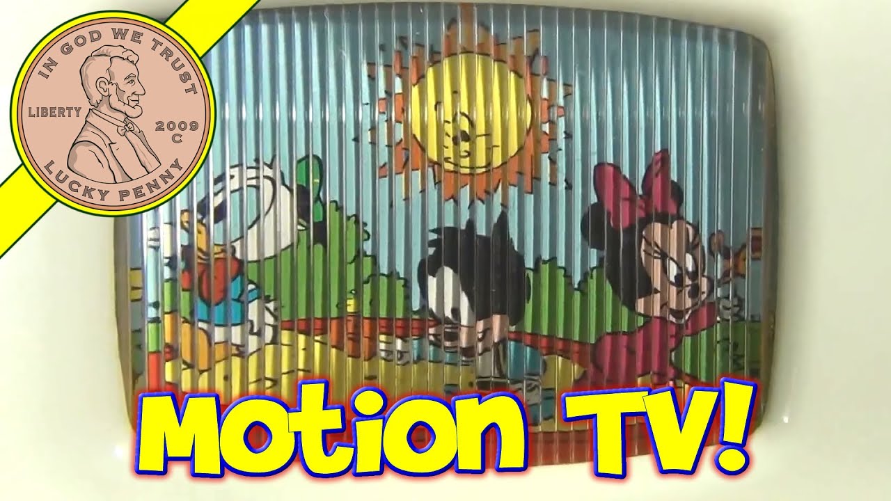 Disney Scrolling Motion TV Screen, Mattel Toys - Mickey Mouse, Minnie ...