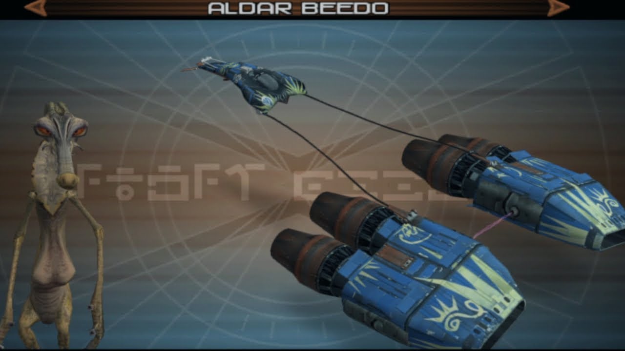 Star Wars Racer Revenge Aldar Beedo Gameplay | Fast Paced Pod Racing ...