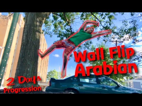 Wall Flip Arabian Progression | 2 Days | - YouTube