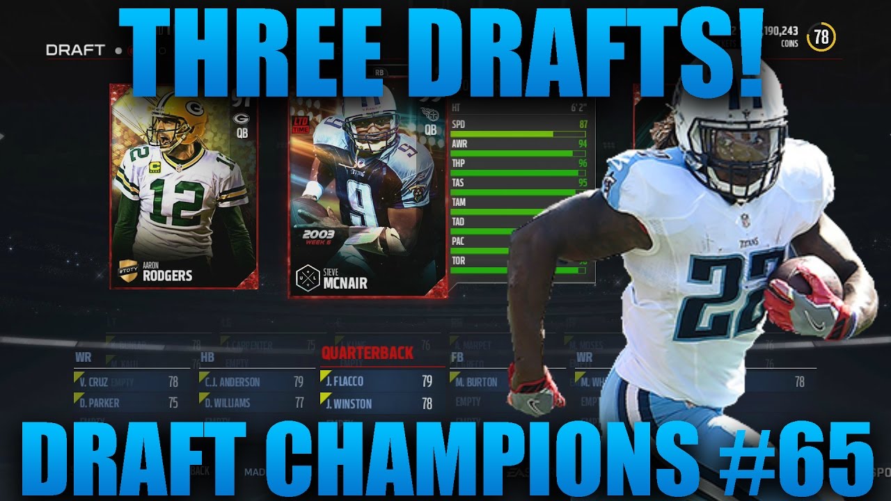 Madden 17 Draft Champions #65! Drafts, Drafts, and More Drafts!! - YouTube
