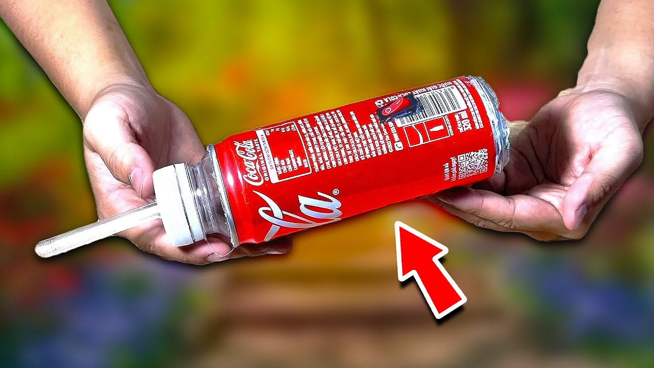HOW TO MAKE A VACUUM CLEANER FROM COKE | CREATOR HS - YouTube