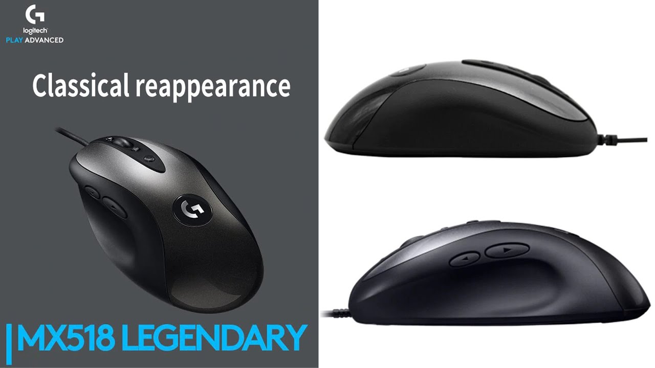 Logitech MX518 Legendary Gaming Mouse | Best Gaming Mouse For Gamer ...