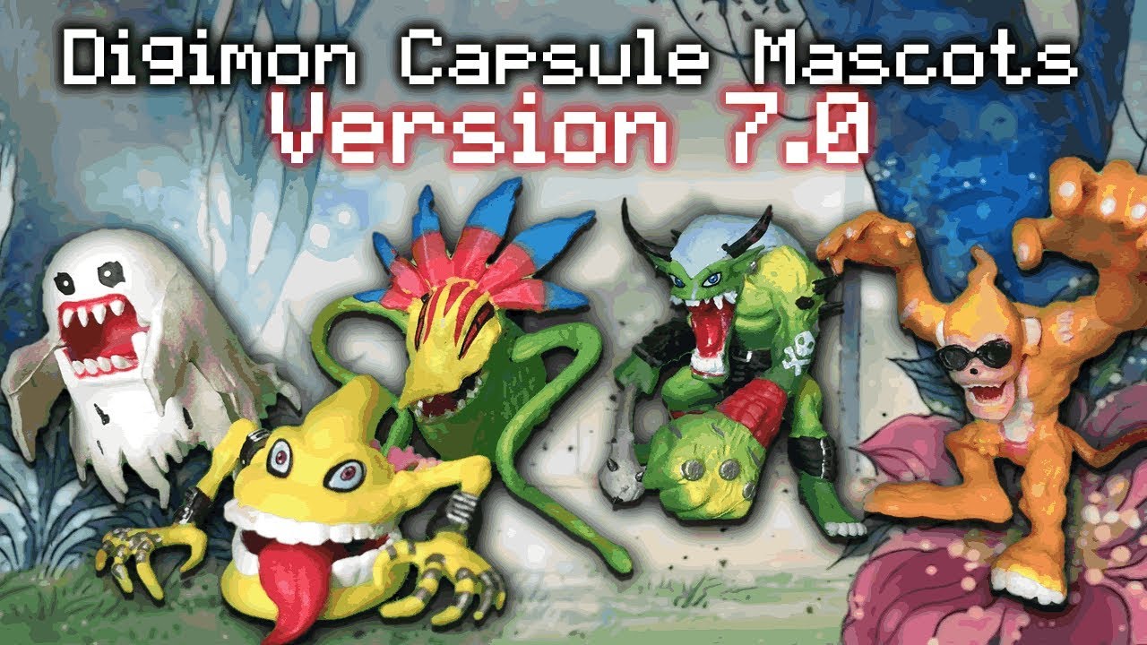 Digimon Capsule Mascots Ver. 7.0 UNBOXING / REVIEW - YouTube