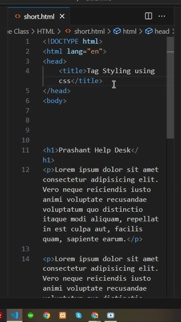 Css Tags Basic Style Shorts Css Cssbasics Cssstyling Coding Youtube