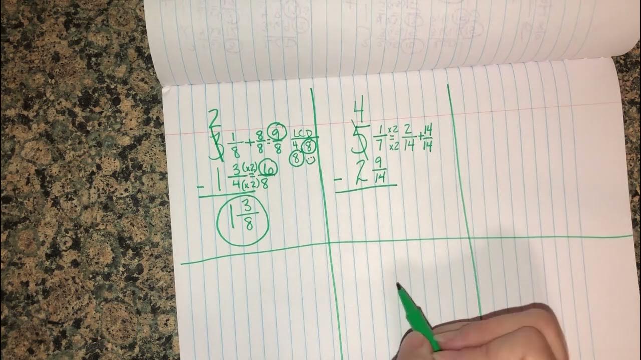 Guided Practice Subtraction with Renaming - YouTube