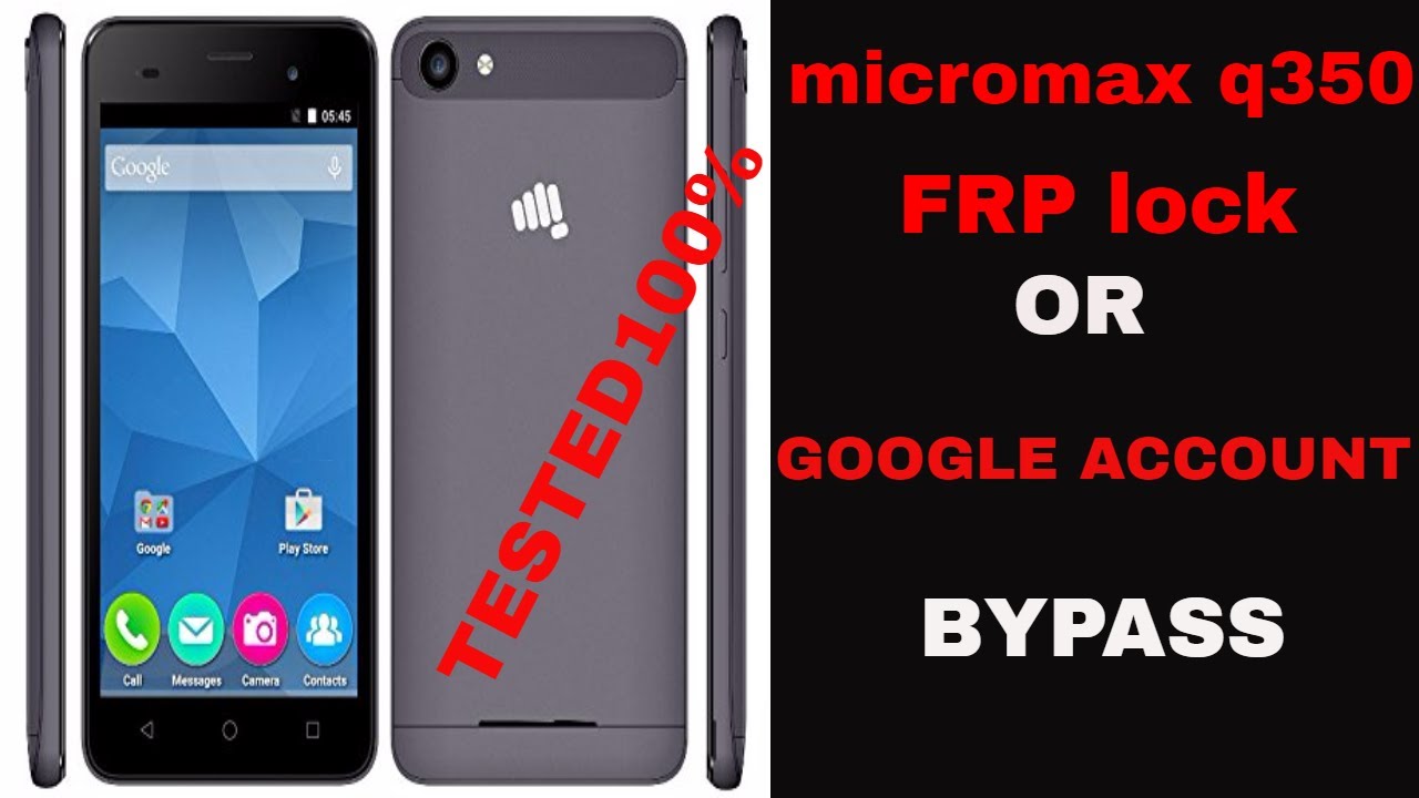 how to remove micromax q350 frp lock solution 100% - YouTube