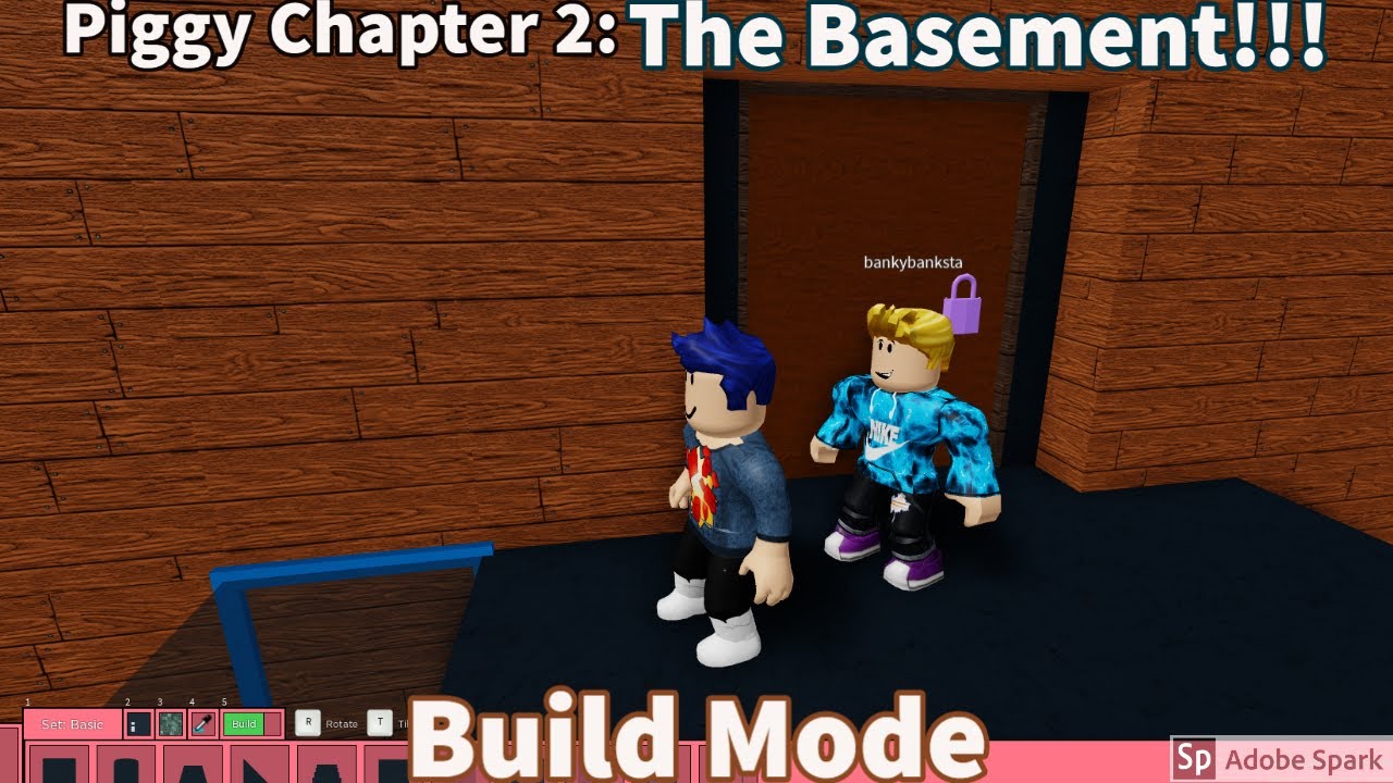 Piggy Chapter 2: The Basement!!! Roblox Piggy Build Mode - YouTube