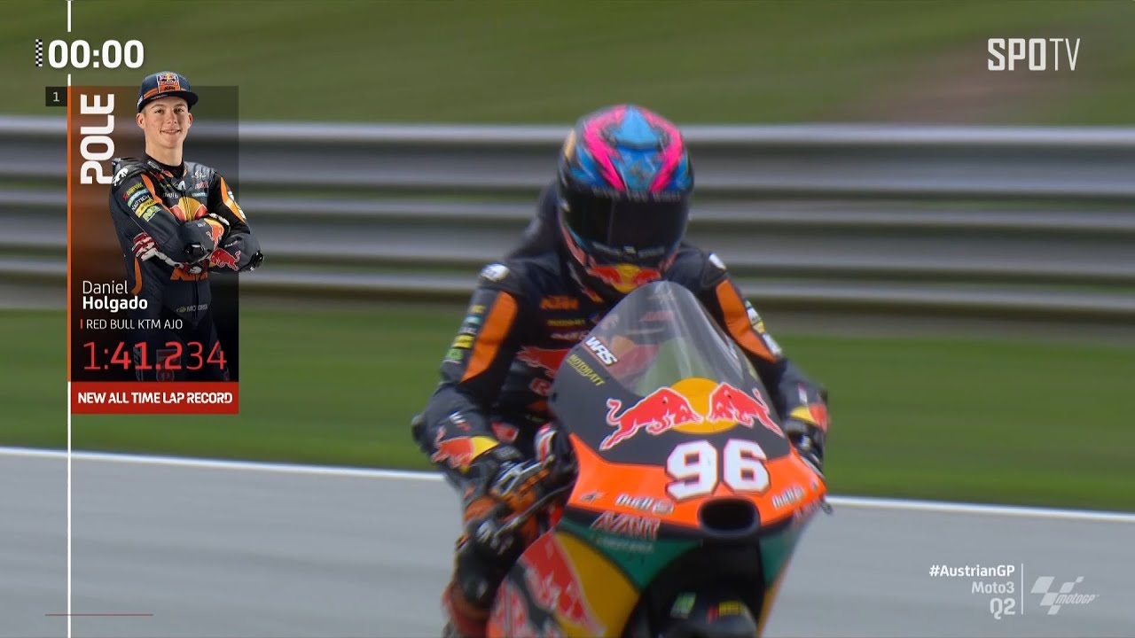 [MotoGP™] Austrian GP - Moto3 Pole Position - YouTube