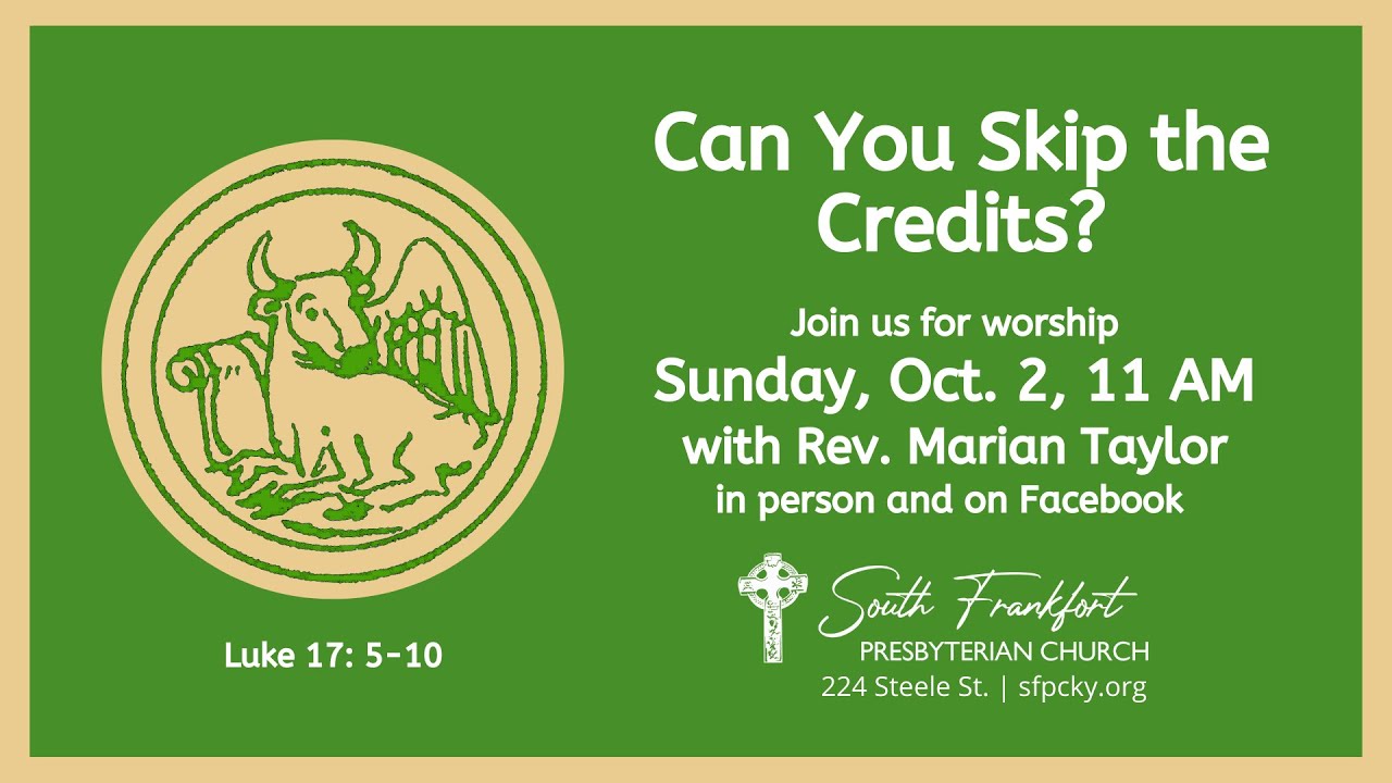 "Can You Skip the Credits?" - October 2, 2022 - YouTube