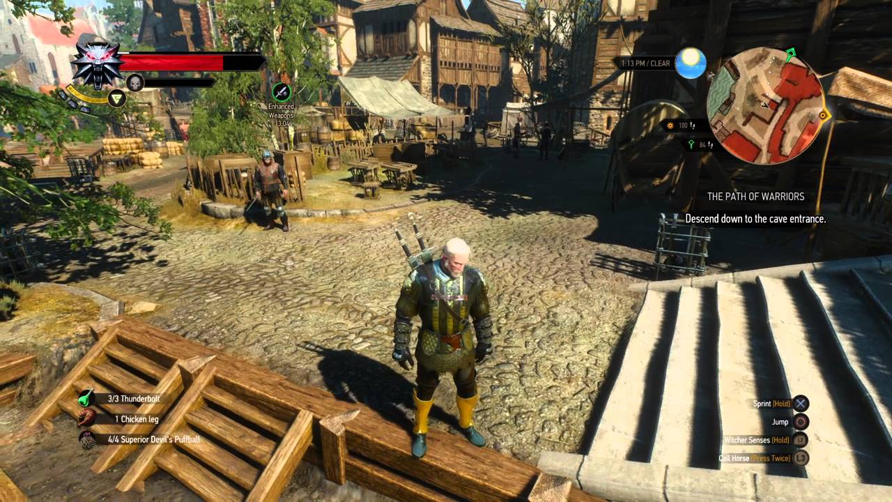 The Witcher 3: Wild Hunt upgrading sword to mastercrafted sword above ...