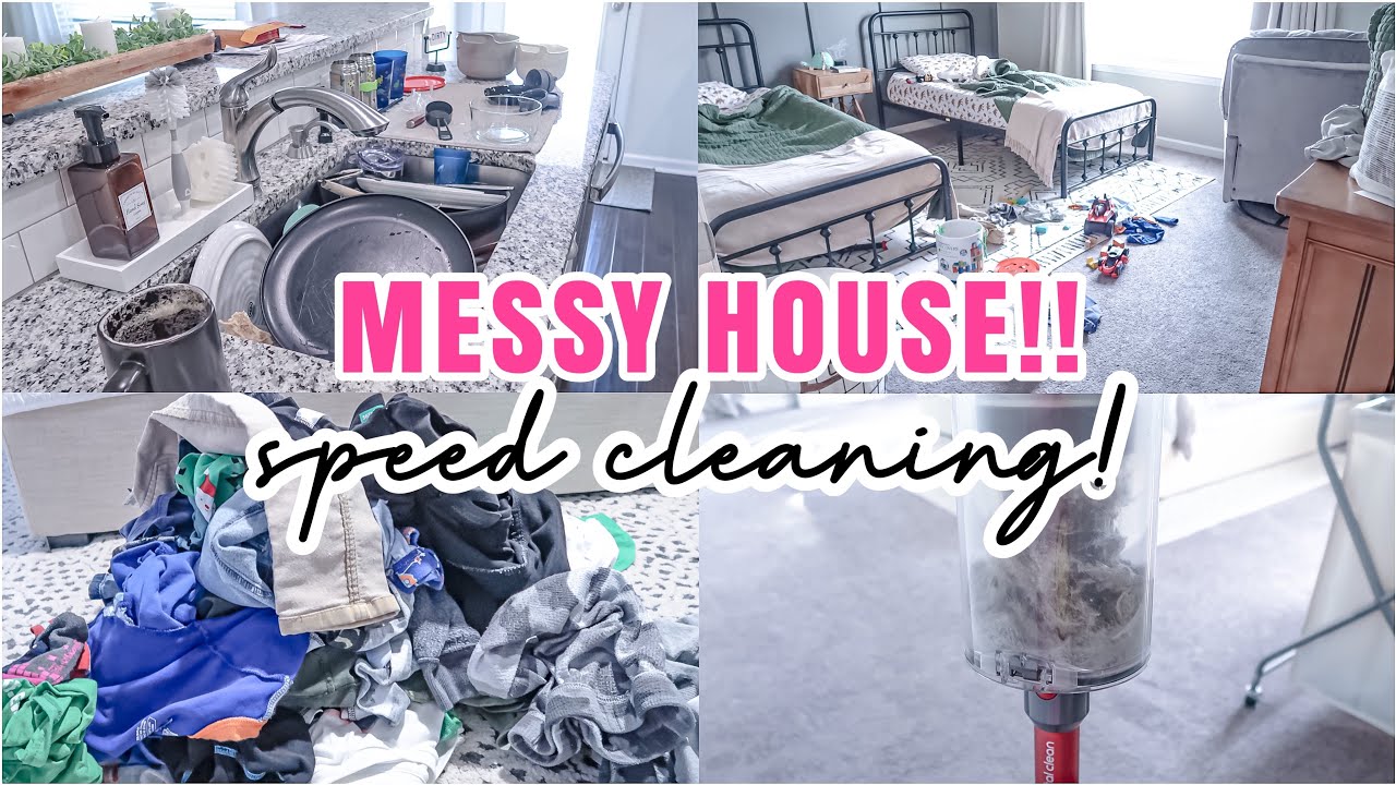 MESSY HOUSE SPEED CLEANING | EXTREME CLEANING MOTIVATION | REAL LIFE ...