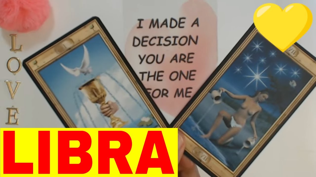 LIBRA JUNE 2023 HE JUST MADE A CRUCIAL LOVE DECISION ABOUT YOU MY DEAR! Libra Tarot - YouTube