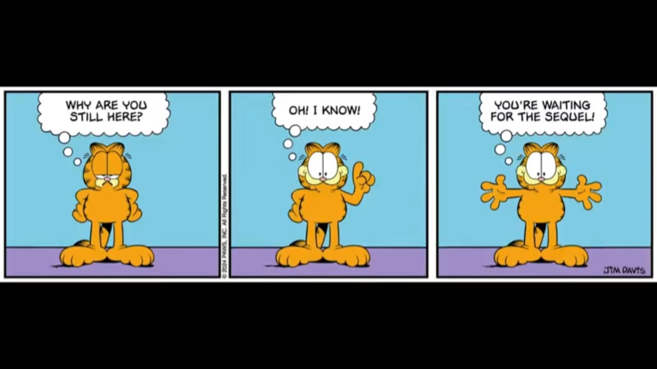 The Garfield Movie The End - YouTube