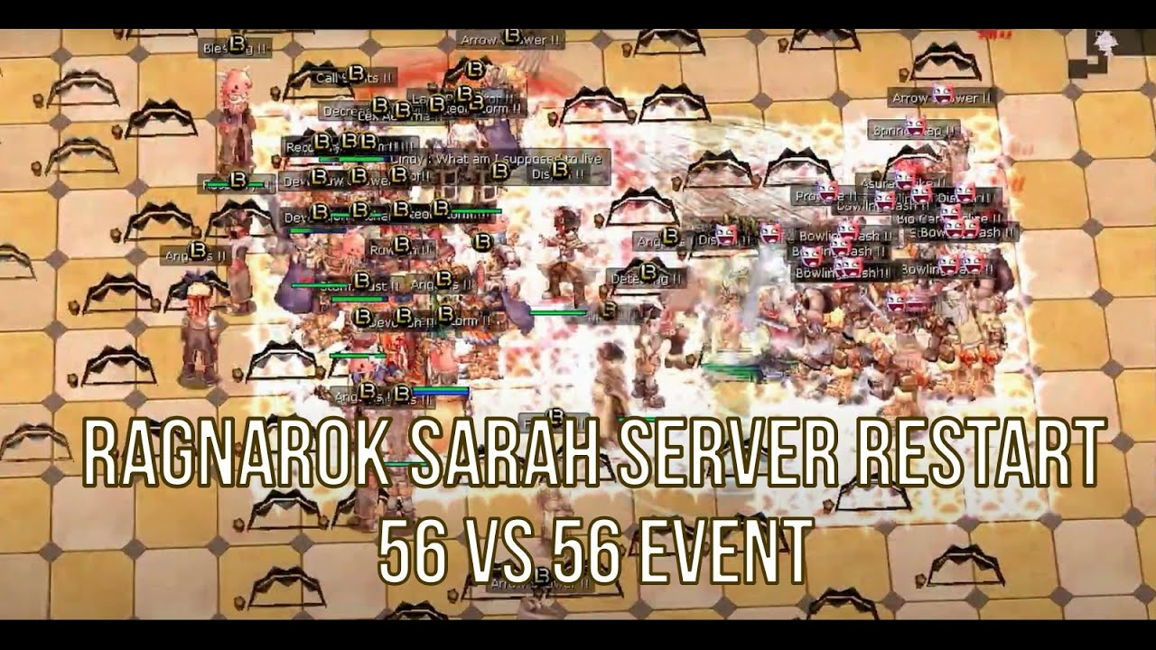 [LimitBreaker Dynasty] Ragnarok Sarah Server 56vs56 Event [GC Monk POV ...