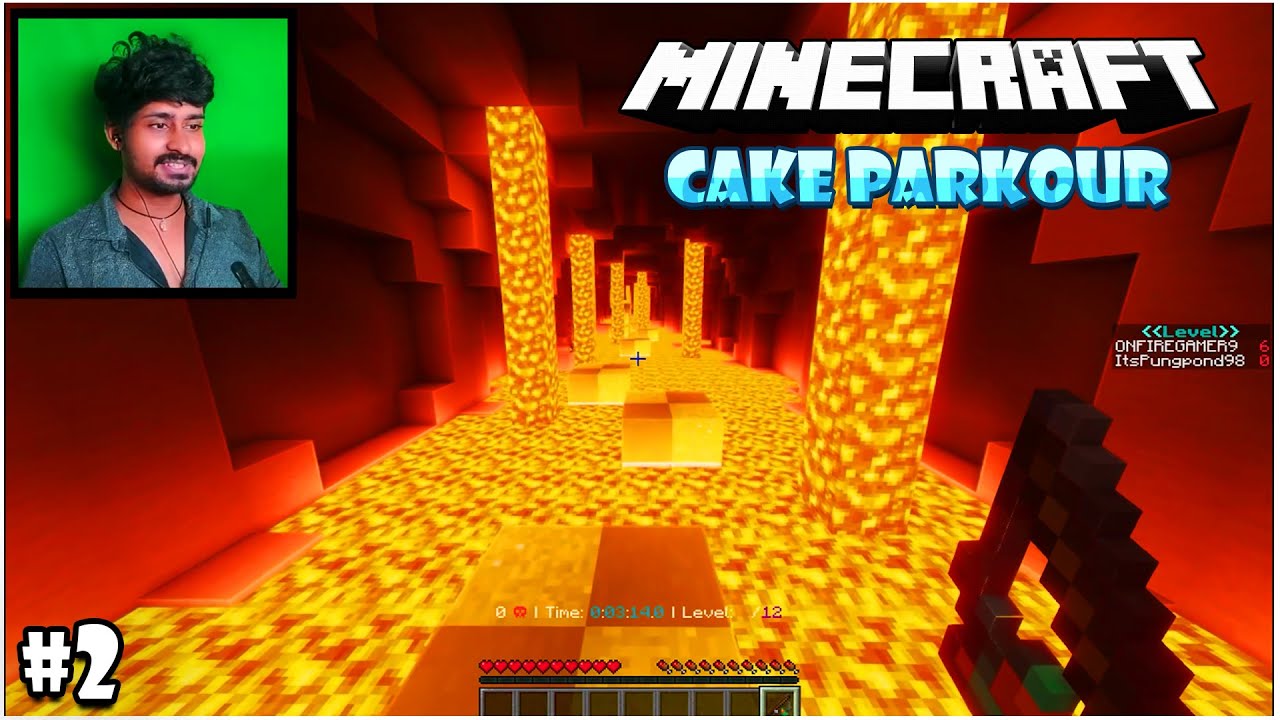 Split The Cake Hard Parkour Race Part 2 Minecraft Parkour Races Youtube