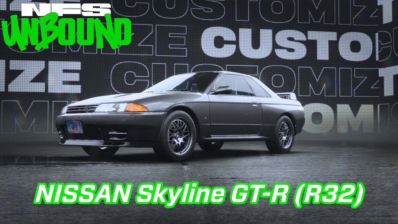 NFS Unbound รีบแต่งรถ #46 NISSAN Skyline GT-R V·Spec 1993 (R32) - YouTube
