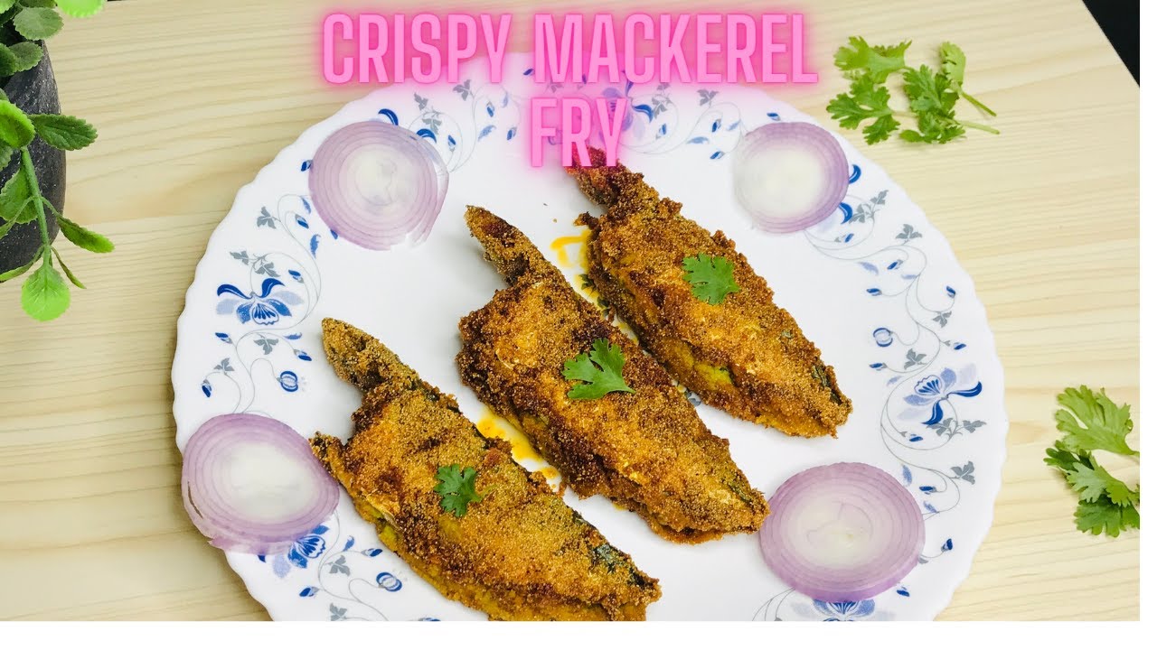 Bangda fry| Crispy Rawa Mackerel fry| Stuffed bangda Fry|Fish fry ...