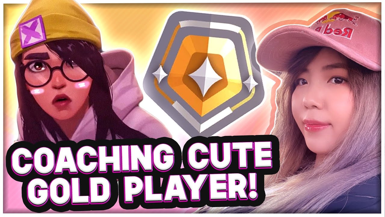 I coached the cutest GOLD player - YouTube
