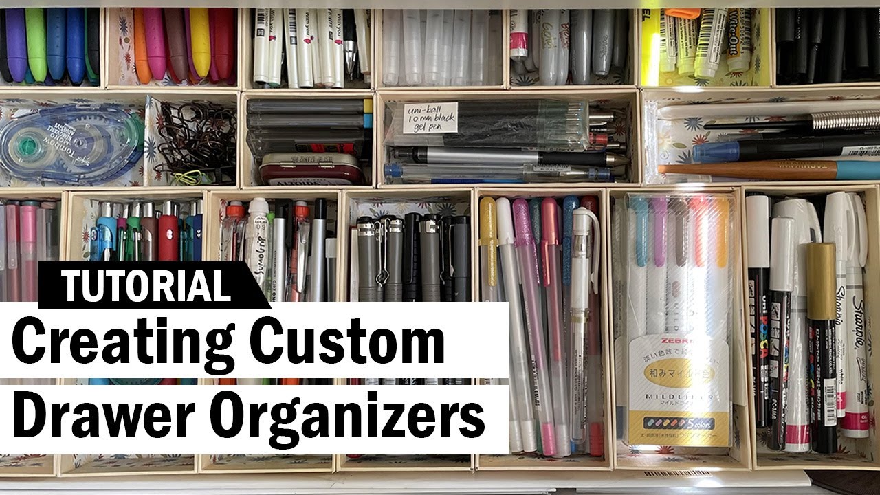 Creating Custom Drawer Organizers - YouTube