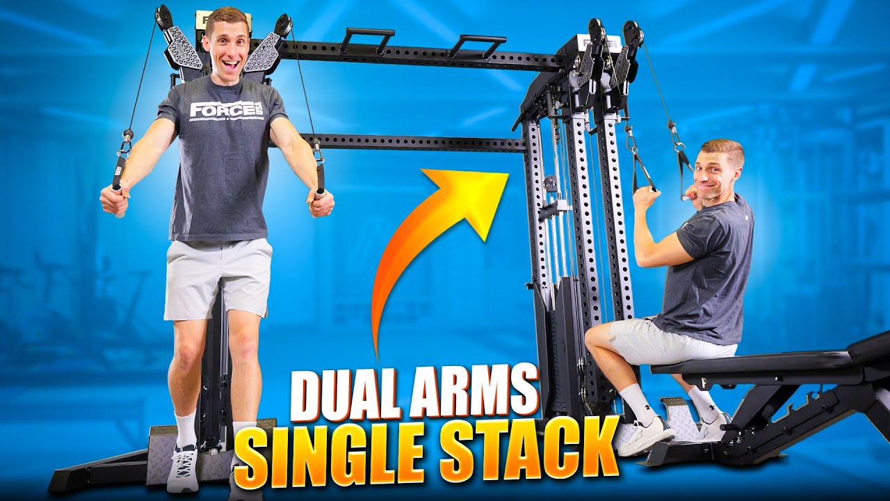 Force USA Tandem Tower Review: Single Stack Cable Tower w/ Dual ...